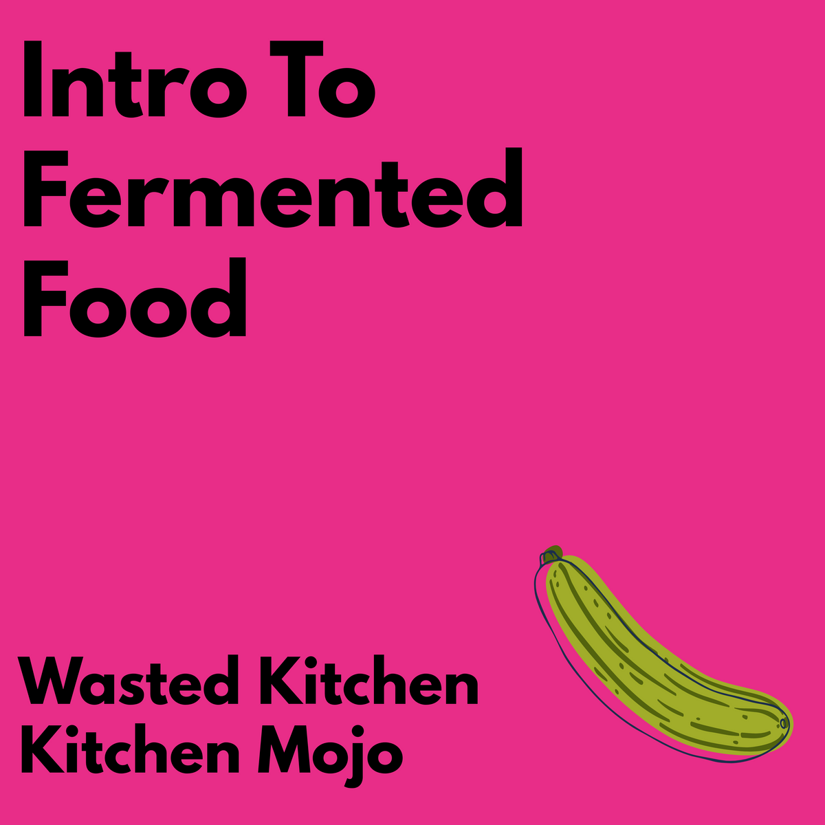 Kitchen Mojo - Intro to Fermented Food, Friday, April 25th – WastedKitchen